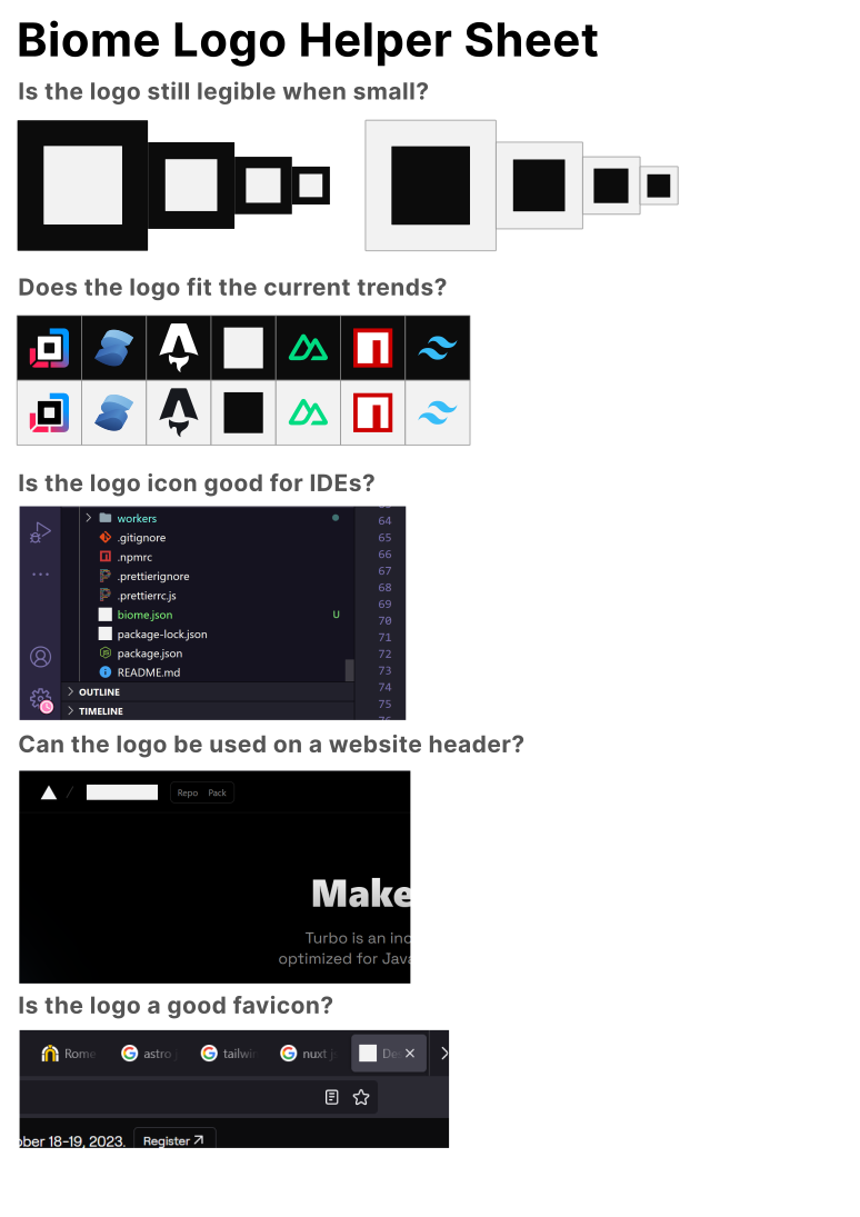 New Biome logo · biomejs biome · Discussion #141 · GitHub