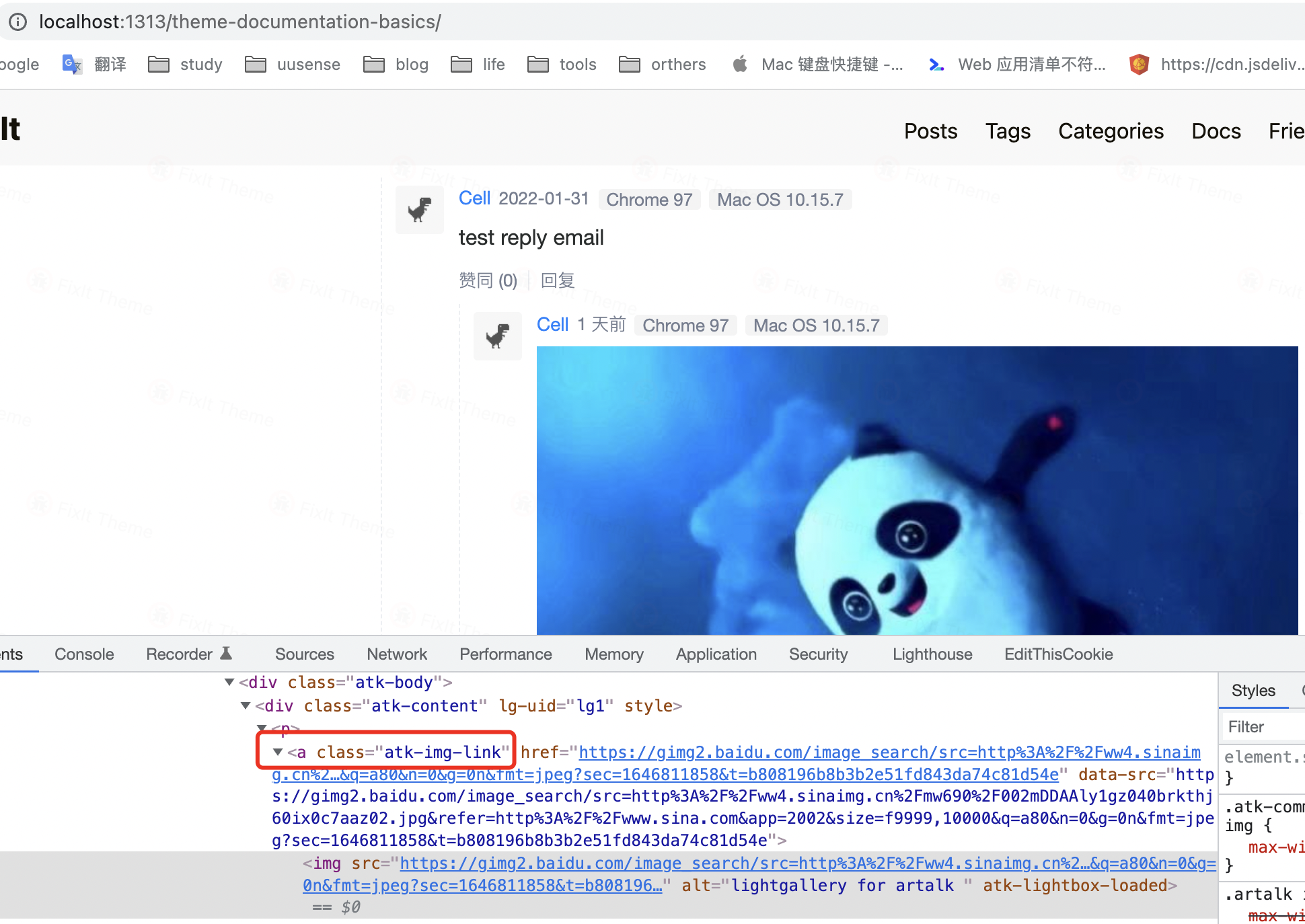 [FEATURE] add lightbox for Artalk · Issue #59 · hugo-fixit/FixIt · GitHub