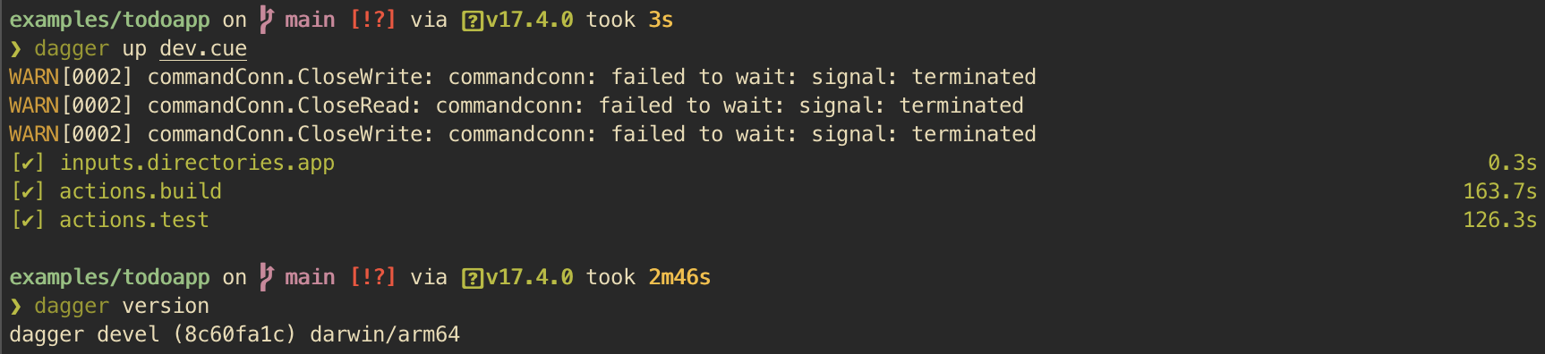 Do Not Show Commandconn Warn Messages On The First Dagger Run · Issue 1689 · Daggerdagger · Github