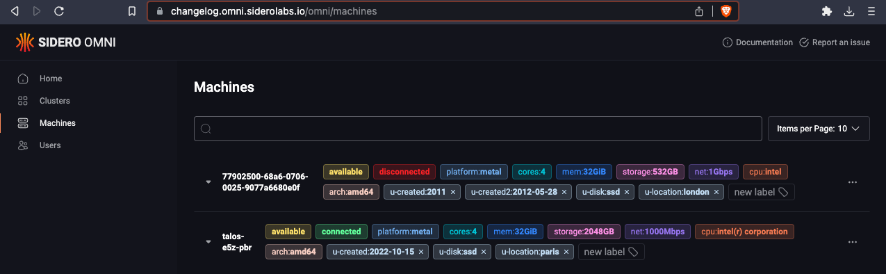 [bug] Different net label values for machines with 1Gbps uplinks · Issue #19 · siderolabs/omni ...