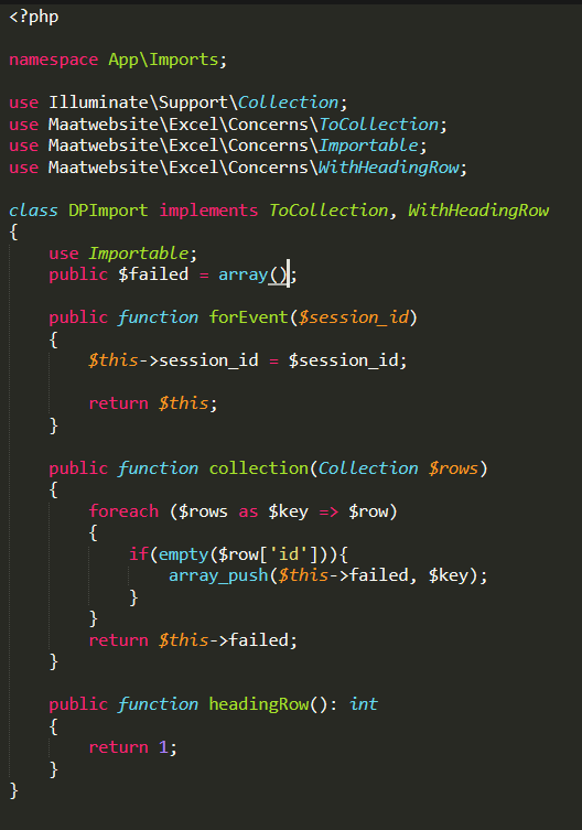 How to return from Import [QUESTION] · Issue #2750 · SpartnerNL/Laravel-Excel · GitHub