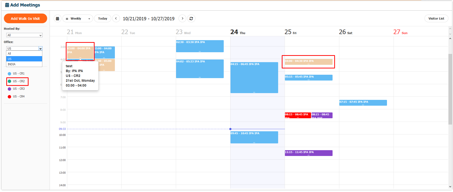Calendar color not reflected in Schedules until reloading the page ...