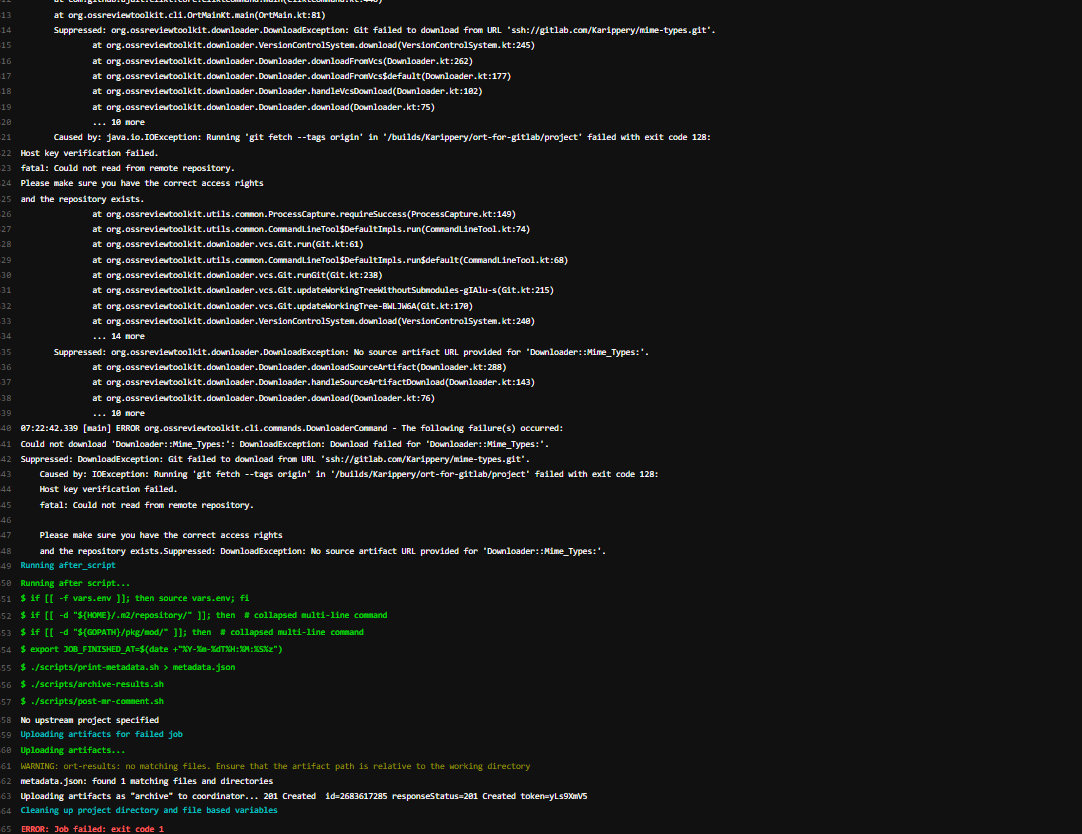 Ort Scan Error No Such Option Performance · Issue 16 · Oss 