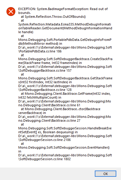 [Bug] Debugging Android application throws BadImageFormatException in VS 17.6 · Issue #15768 ...