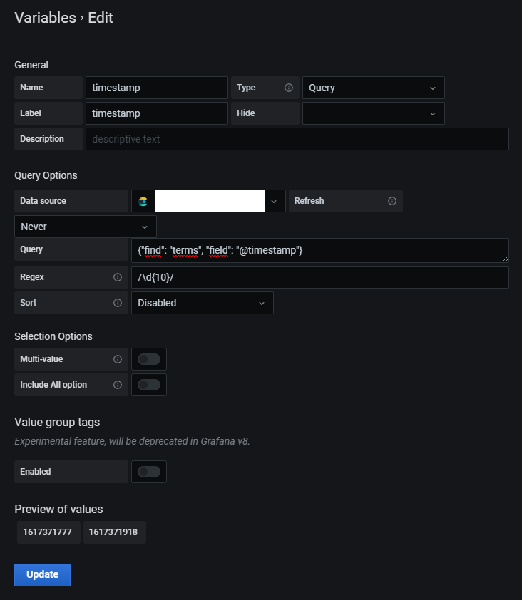 Grafana not using the correct value from a variable to execute query · Issue #32644 · grafana ...