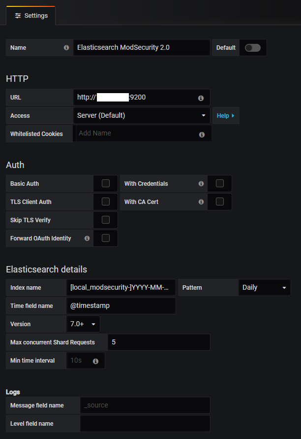 Issue Quering Data From Elasticsearch · Issue 17923 · Grafana Grafana · Github