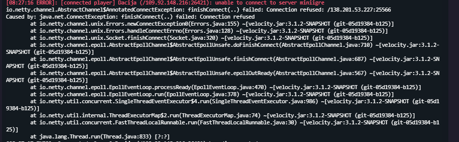 Bag da server nije joinabilan 1h posle jutarnjeg restarta · Issue #23 · PiweeX/HogRealms · GitHub