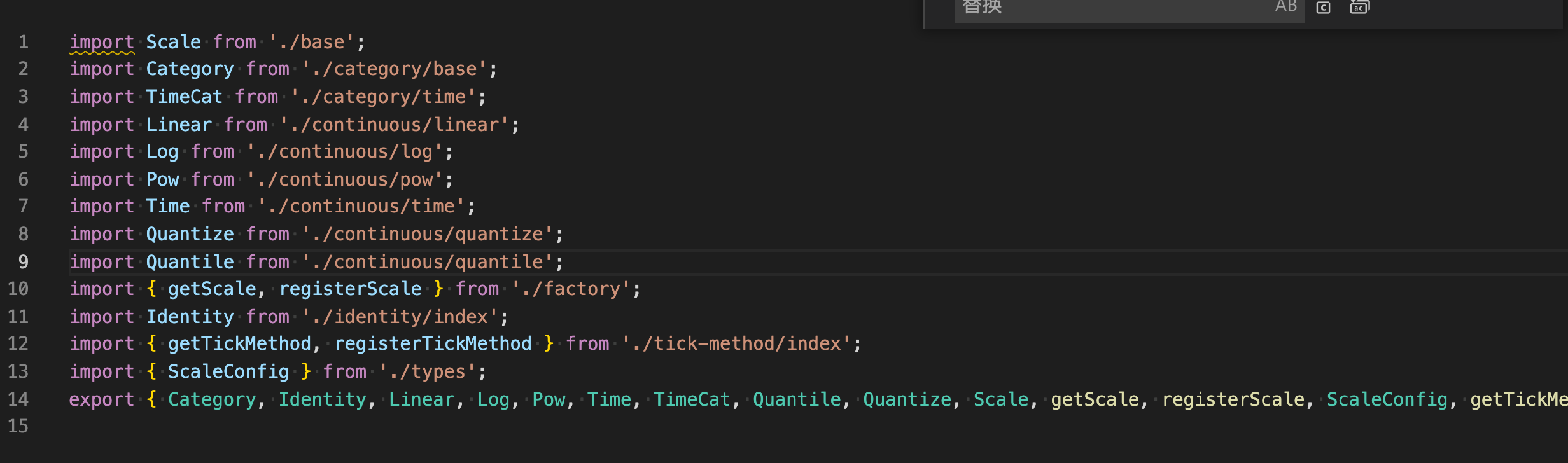 Module Scale Lib Has No Exported Member Tick · Issue 3158