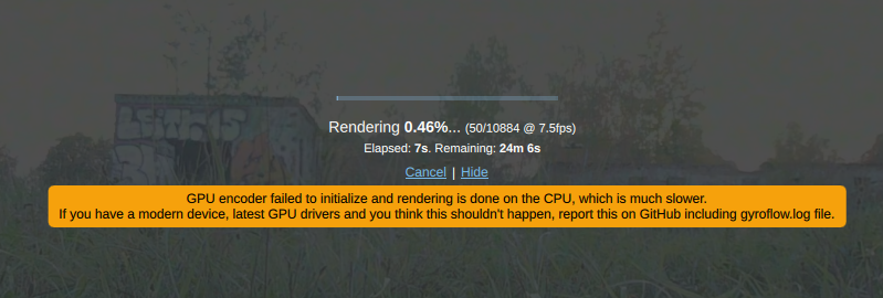 [ubuntu] GPU encoding not possible · Issue #246 · gyroflow/gyroflow · GitHub