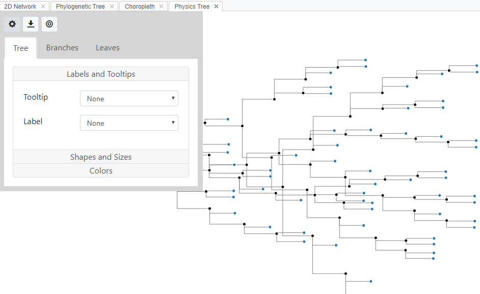 Initial display on Physics tree settings(Tree tab) is not as expected ...