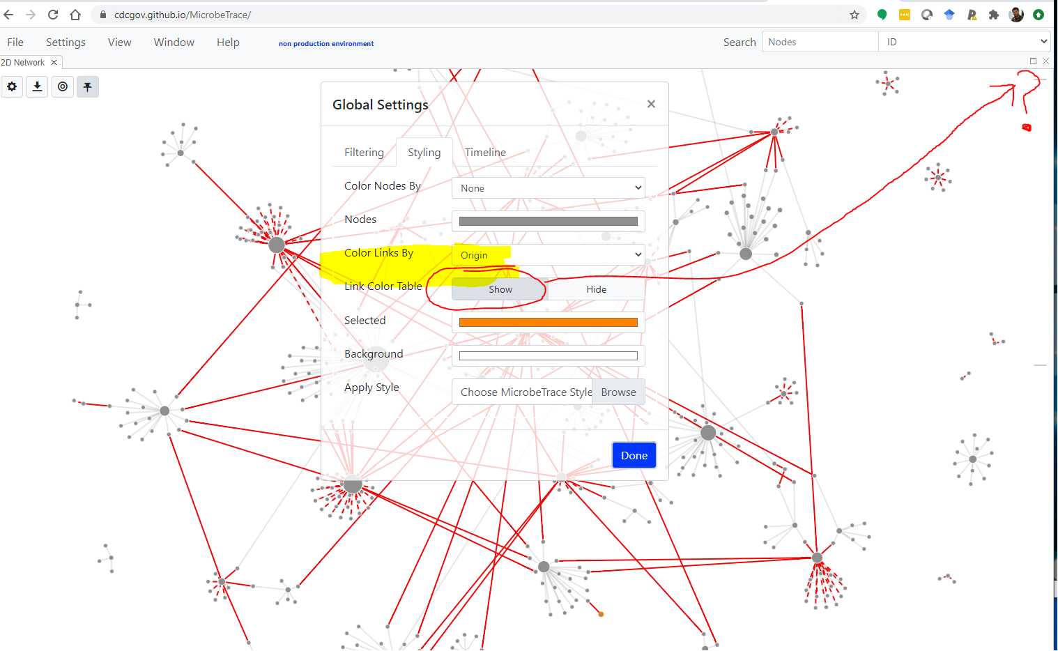 Color key not loading when you open a saved file · Issue #275 · CDCgov/MicrobeTrace · GitHub