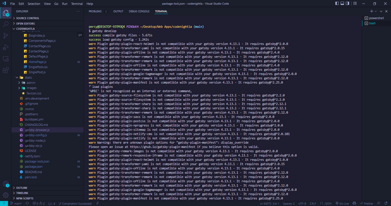 Update gatsby 2v to v4 · Issue #35567 · gatsbyjs/gatsby · GitHub