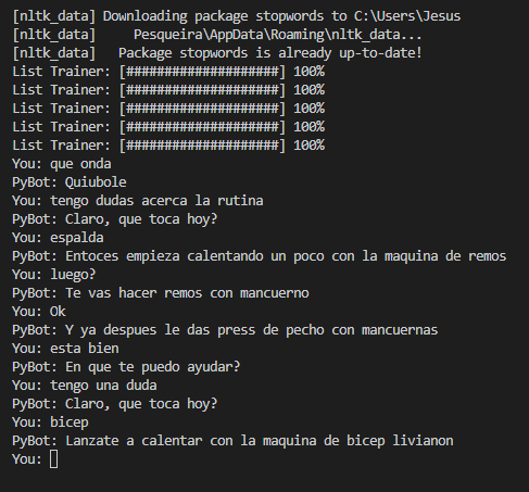 GitHub - StarVeteran/Chatbot-Entrenamiento-Gym: Un chatbot simple que te da rutinas de ...
