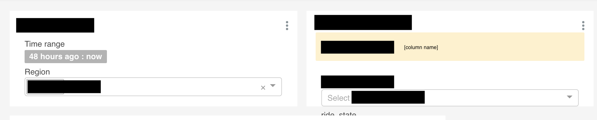 [filter box] filter box being filtered; error shown when no data ...