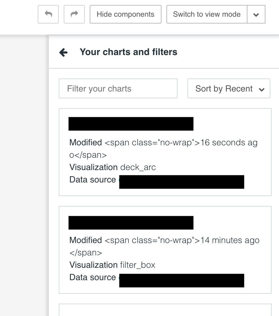 [dashboard] html showing up in select chart display · Issue #7165 ...