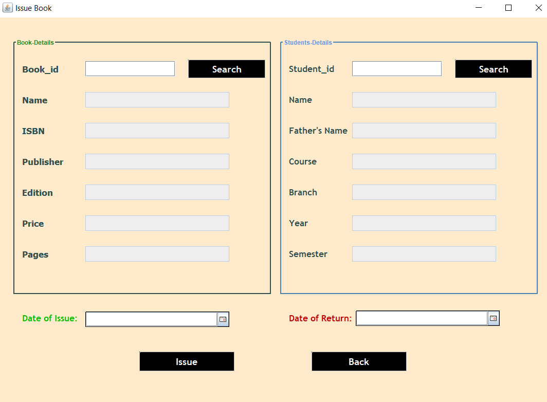 GitHub - suubbhhaamm/Smart-Library: Smart Library is a "Java with Swing ...