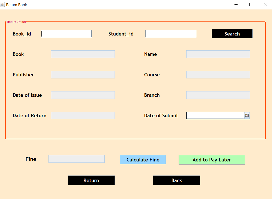 GitHub - suubbhhaamm/Smart-Library: Smart Library is a "Java with Swing ...