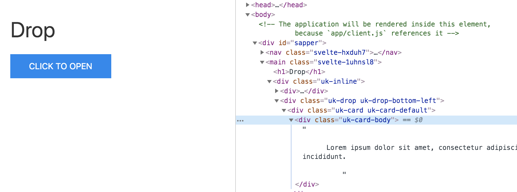Default slot not working when using named slot in SSR · Issue #3246 · sveltejs/svelte · GitHub