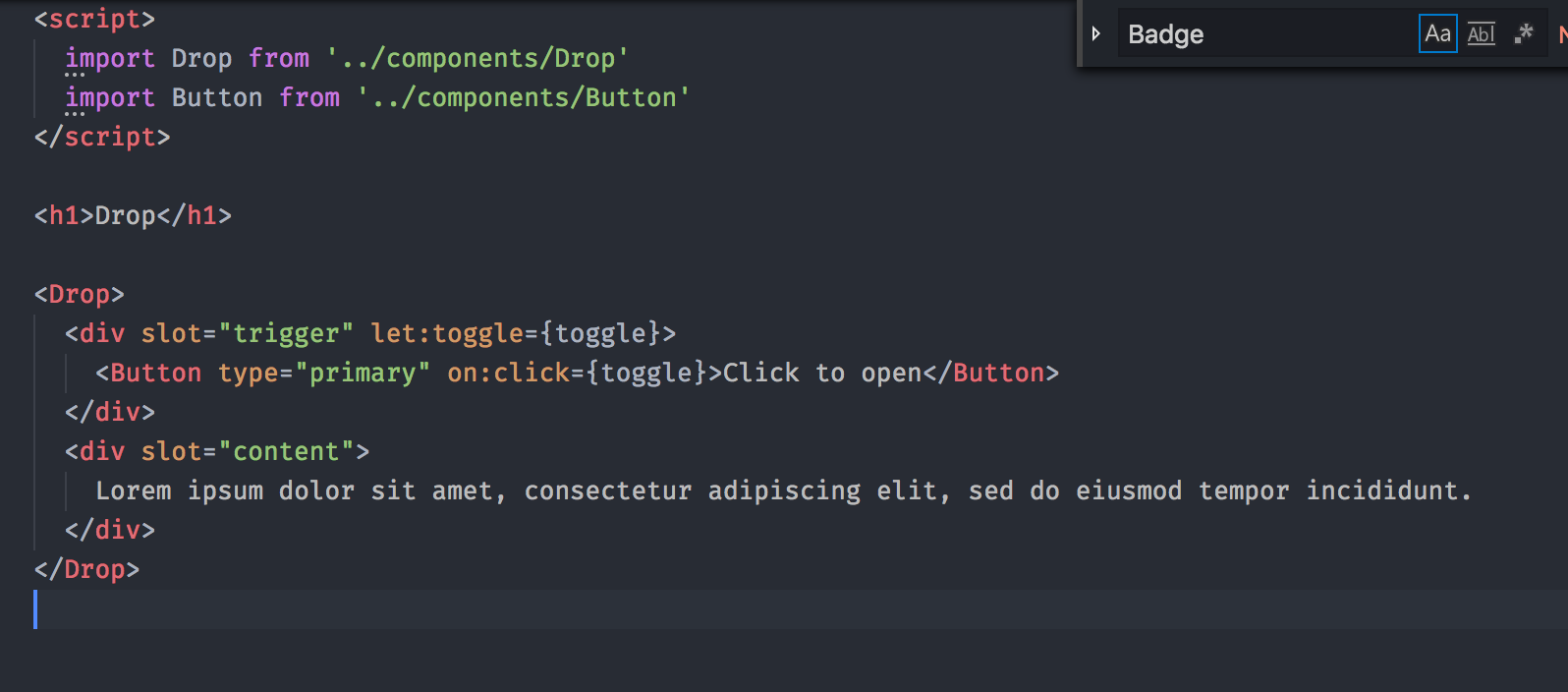 Default slot not working when using named slot in SSR · Issue #3246 · sveltejs/svelte · GitHub