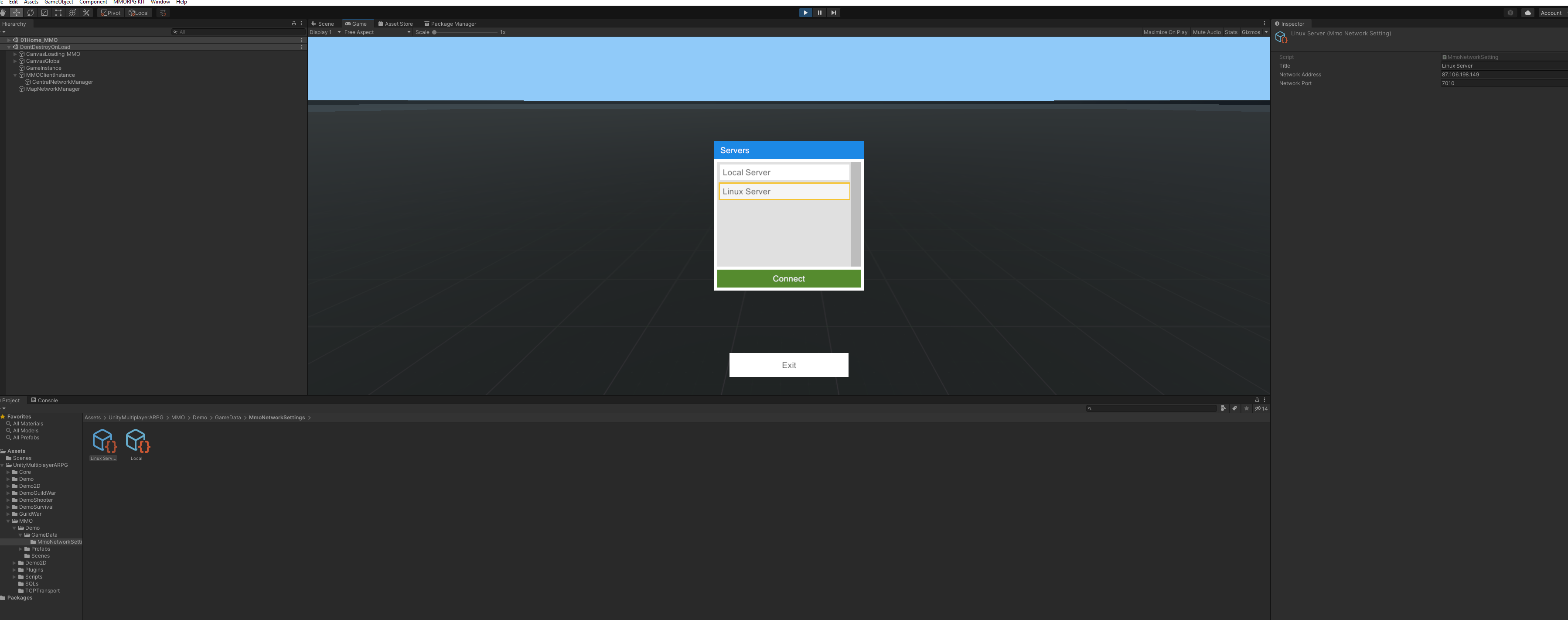 MMO - Linux Connection Problem · Issue #1704 · suriyun-production/mmorpg-kit-docs · GitHub