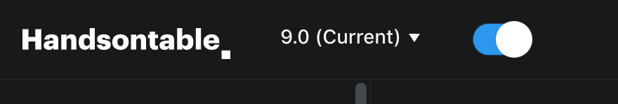New docs: Lack of icons in the theme switcher · Issue #8282 · handsontable/handsontable · GitHub