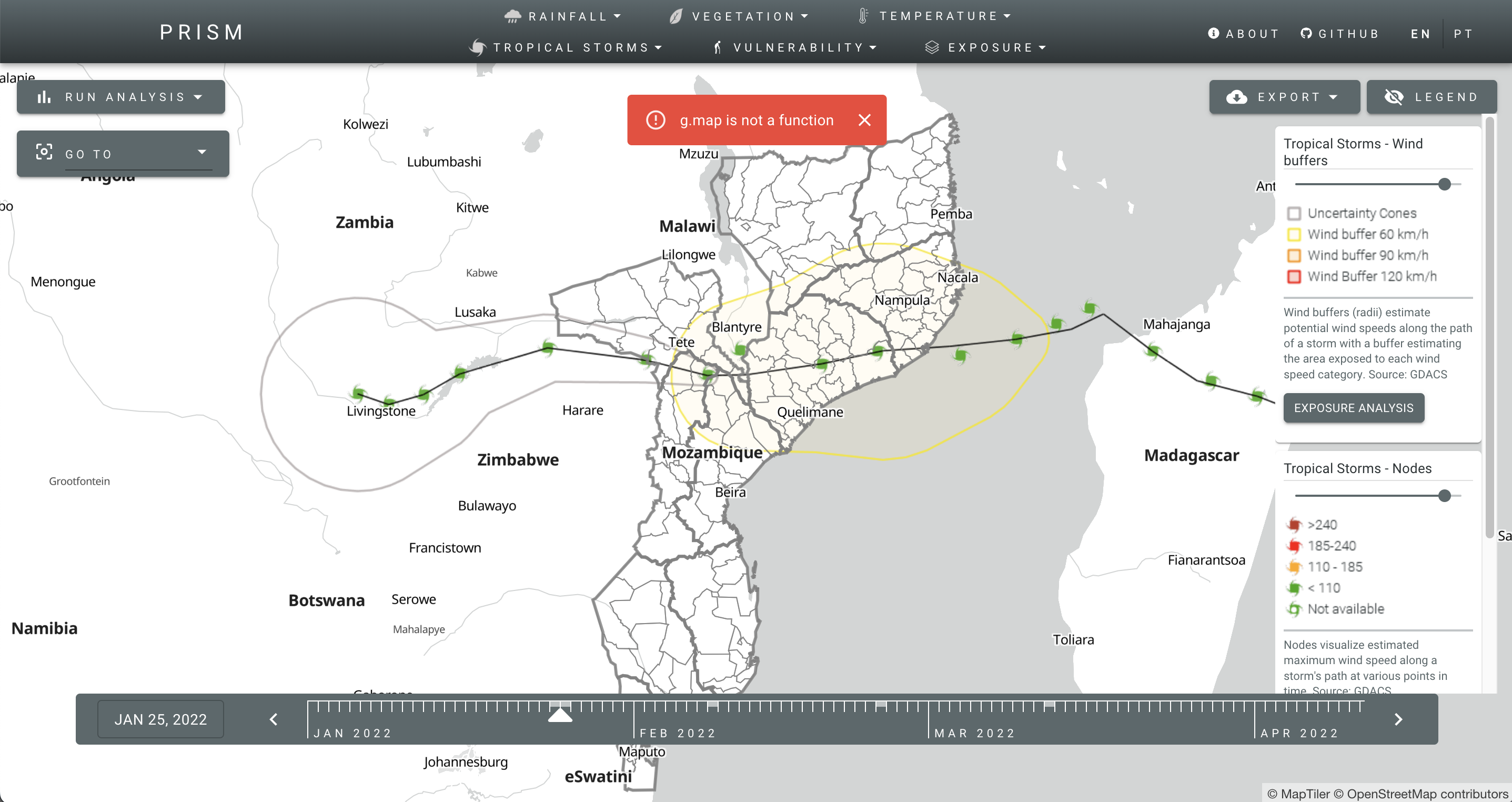 Exposure analysis fails - incorrect handling of WCS time attribute · Issue #600 · WFP-VAM/prism ...