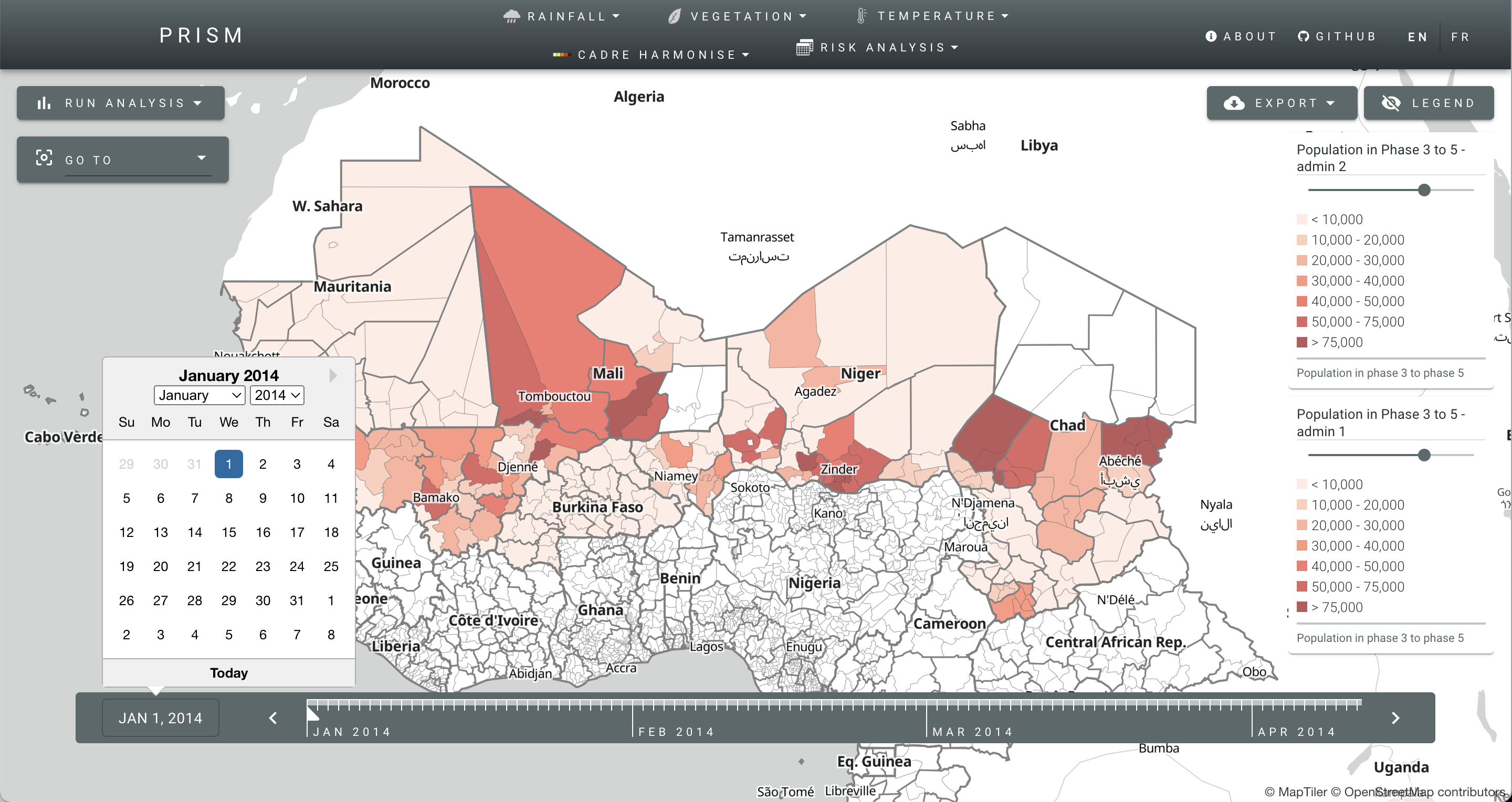 Revisit UX to visually show layers overlapping in time · Issue #617 · WFP-VAM/prism-app · GitHub
