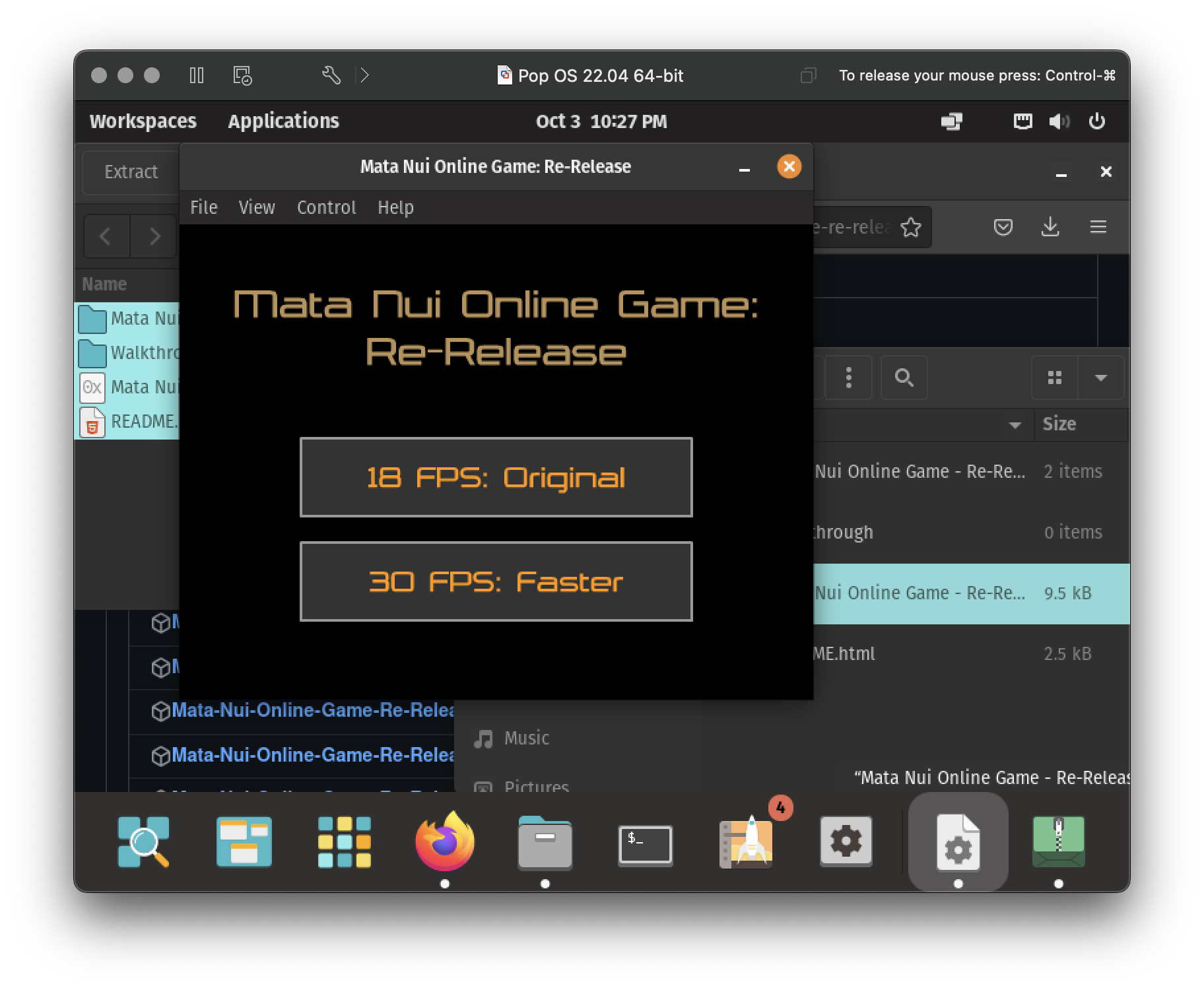 Linux build does not work on Pop!_OS LTS · Issue #1 · ProjectBrick/mata-nui-online-game-re ...