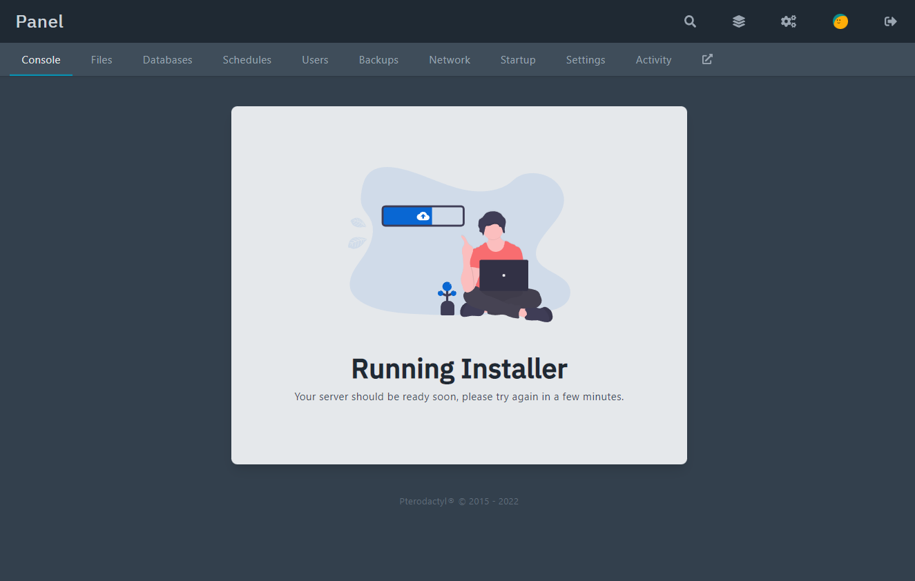 Can't see console during install as admin · Issue #4177 · pterodactyl/panel · GitHub