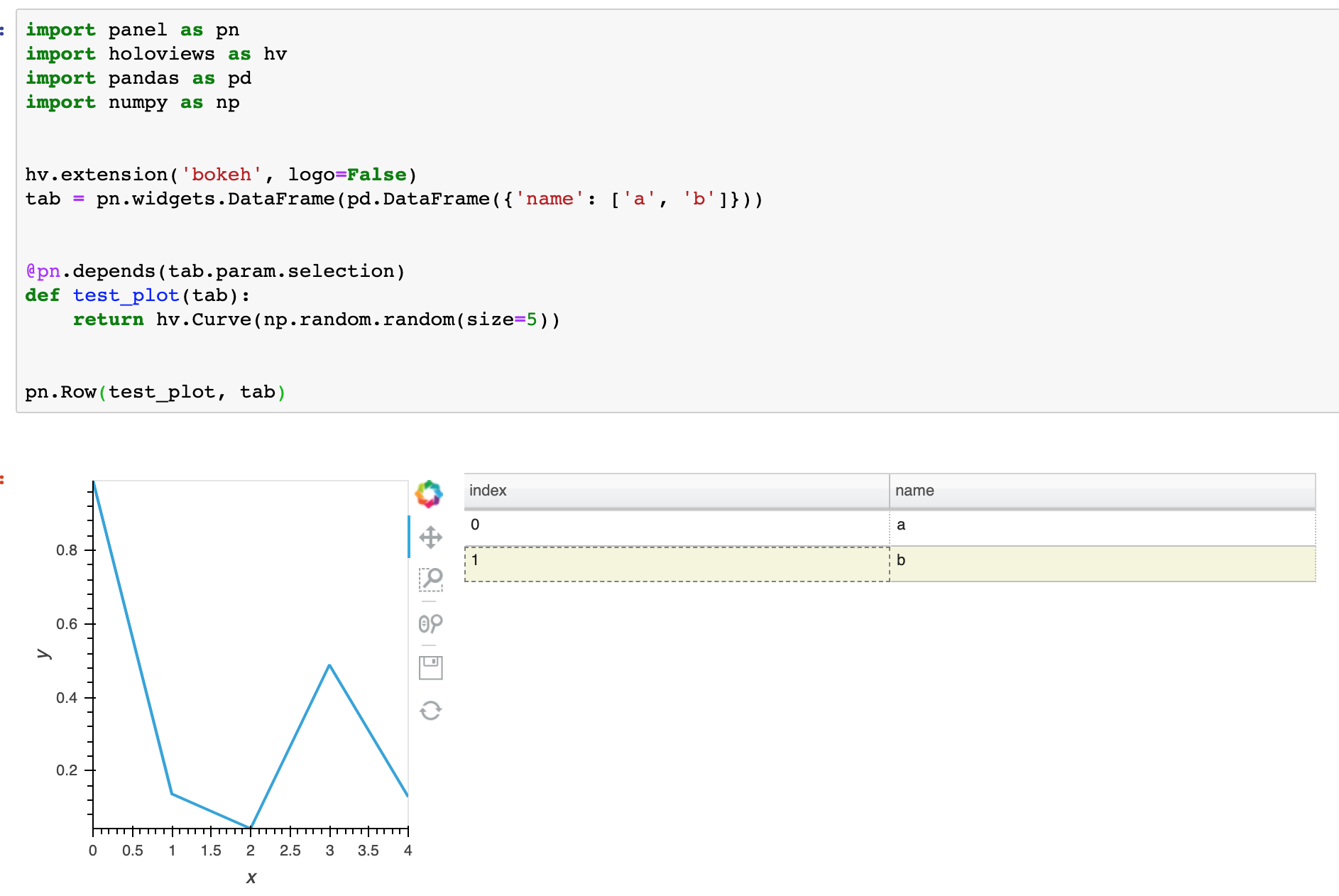 The `selection` param in DataFrame does not change for user interactivity · Issue #923 · holoviz ...