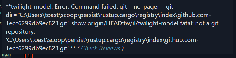 Error Fetching Crates When Using Wsls Git Executable · Issue 137