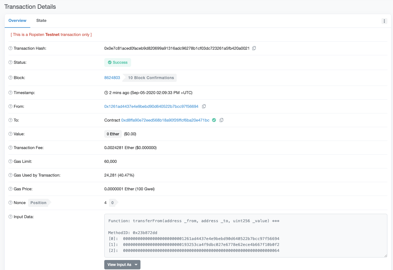 erc20 transfer fail · Issue #1034 · ethers-io/ethers.js · GitHub erc20 transfer fail · Issue #1034 · ethers-io/ethers.js · GitHub