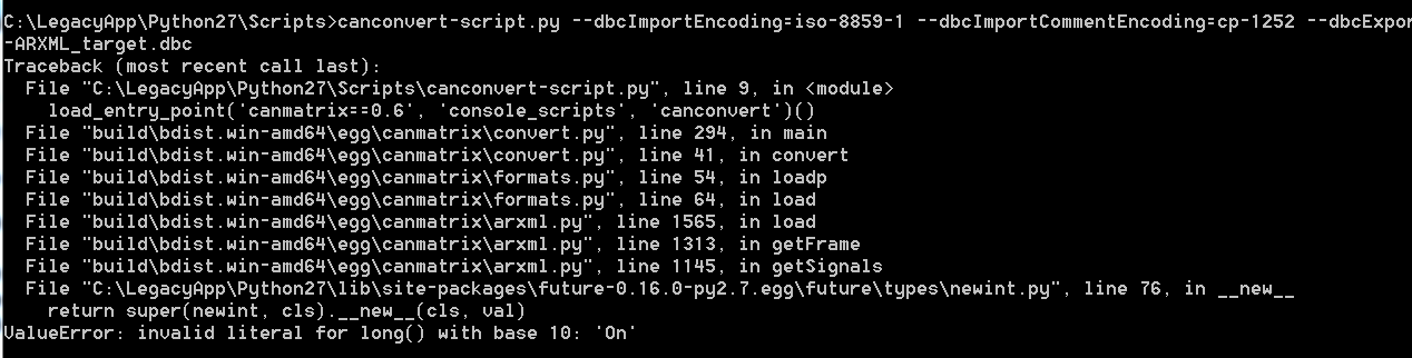 Issue In Converting Arxml To Dbc · Issue 226 · Ebroeckercanmatrix