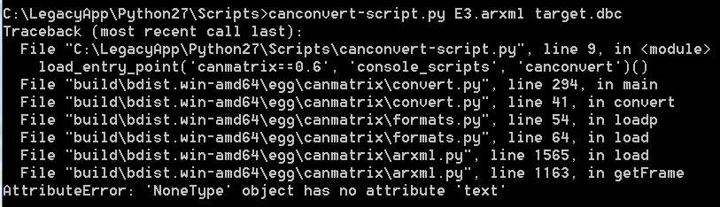 Facing Issue In Converting Arxml To Dbc · Issue 277 · Ebroecker
