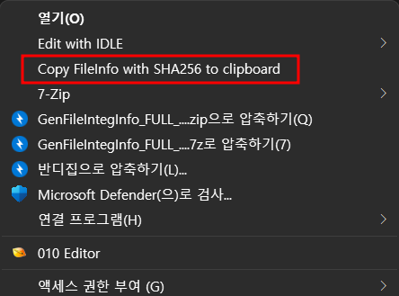 GitHub - M4ndU/WinGenFileIntegrityInfo: Add a custom context menu for windows that copies the ...