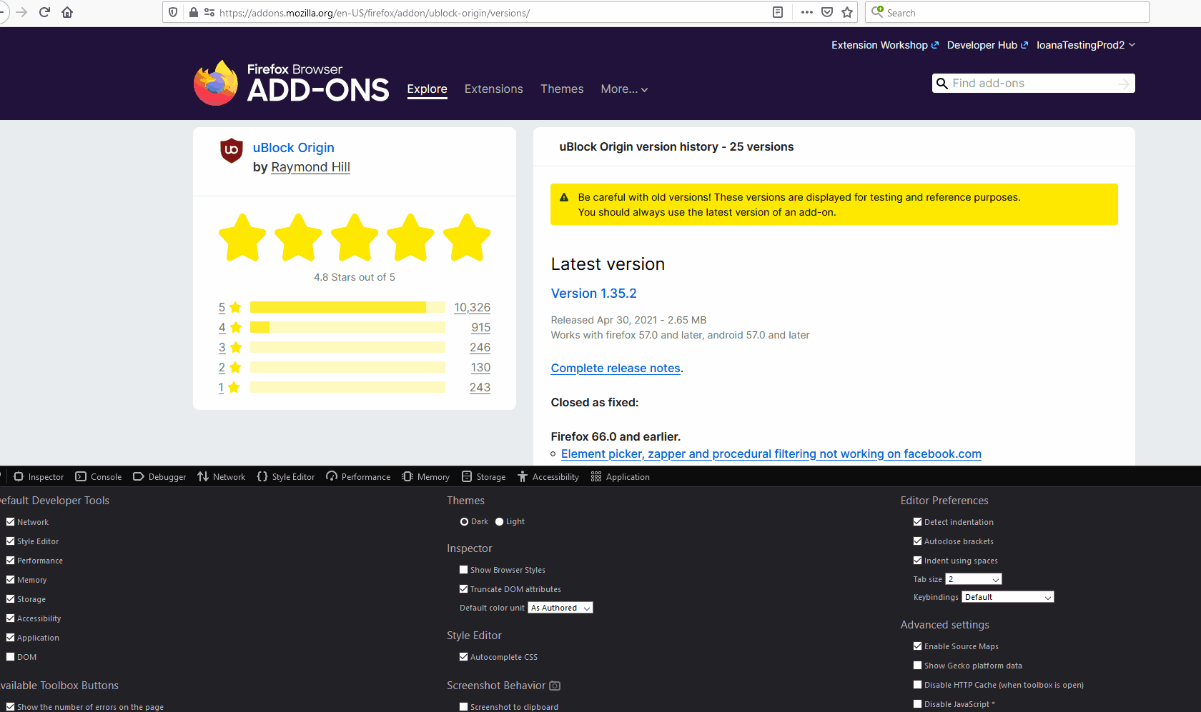 Content "jumps" on add-ons versions pages using a Notice after loading · Issue #14200 · mozilla ...