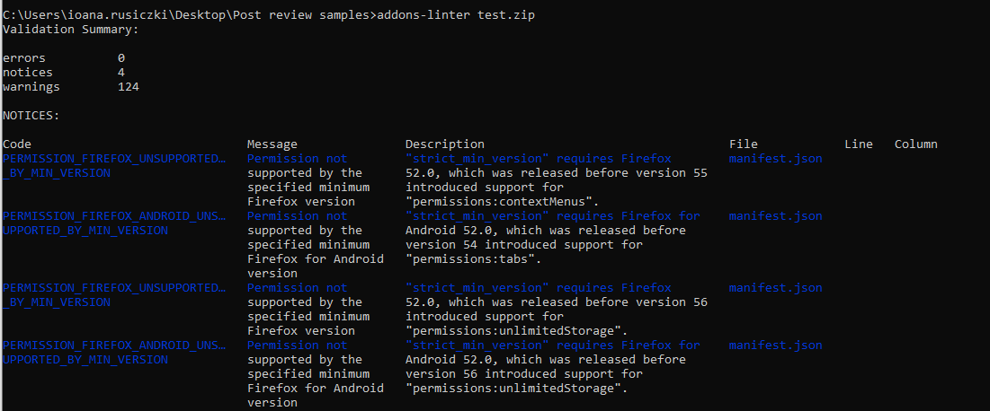 Addon Validation Error - Sorry, we couldn't load your WebExtension. · Issue #4068 · mozilla ...