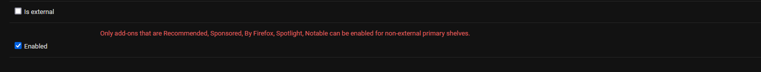 Cannot enable a notable addon for the Primary Hero Shelf · Issue #9017 · mozilla/addons · GitHub
