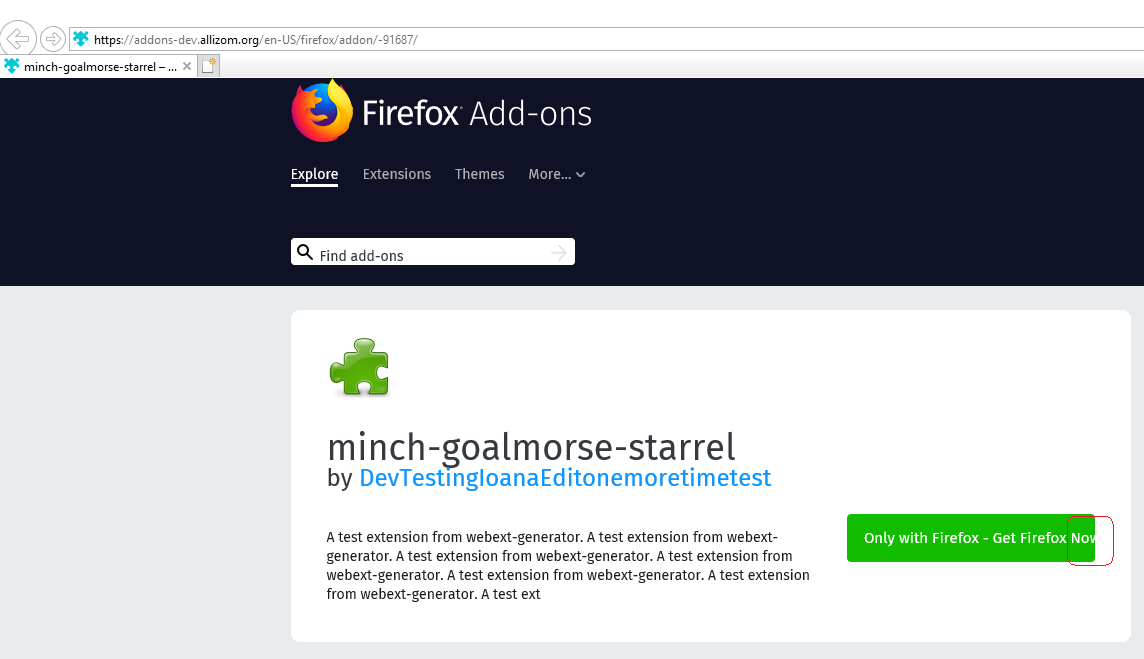 Truncated Text On The Only With Firefox Get Firefox Now Button