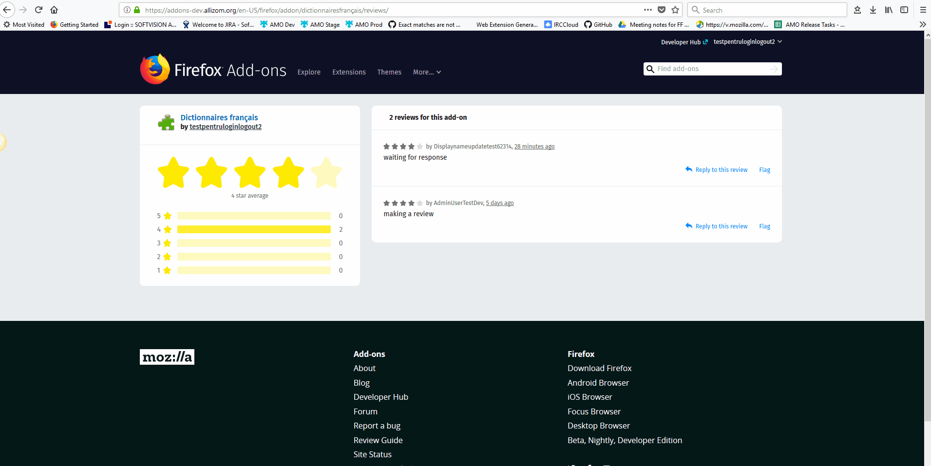 Permalink Wont Be Displayed Correctly If The Developer Response Was