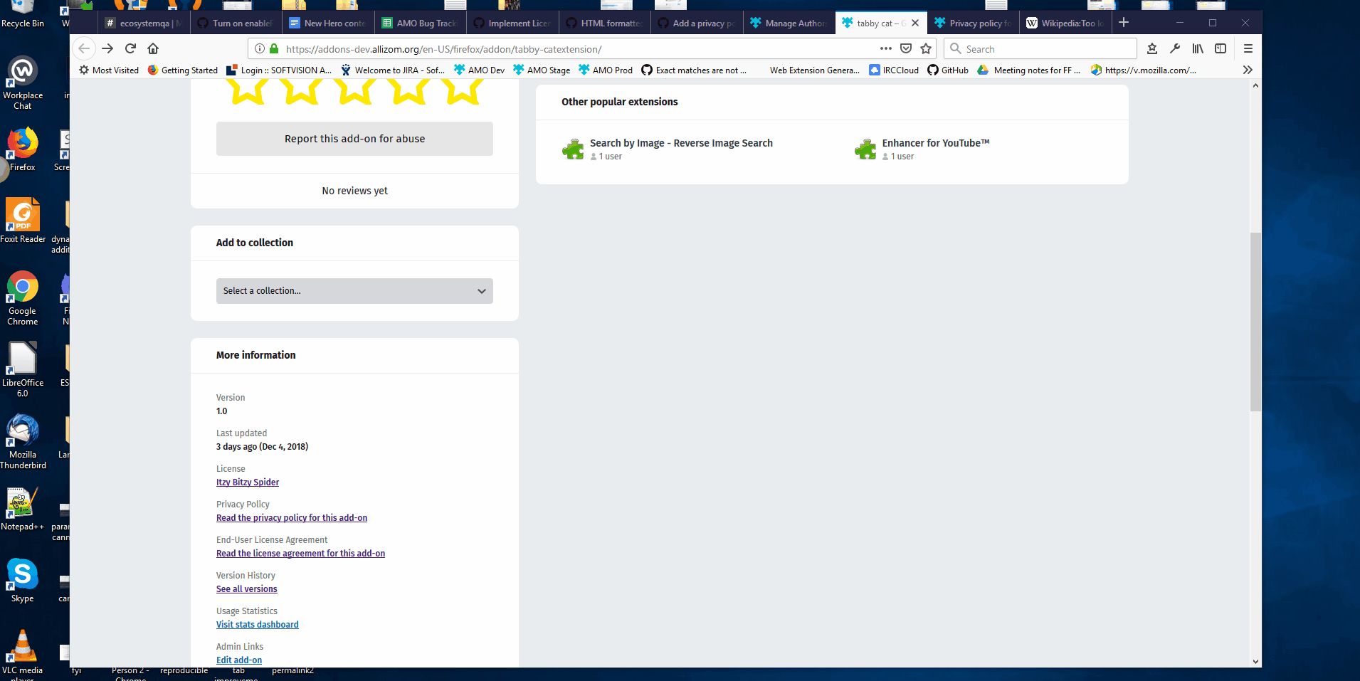 Implement License View · Issue 11054 · Mozillaaddons · Github