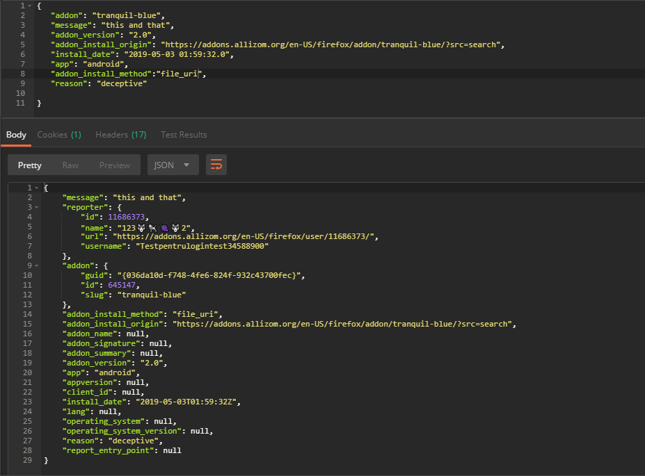 Change abuse report API file_uri add_install_method into file_url ...