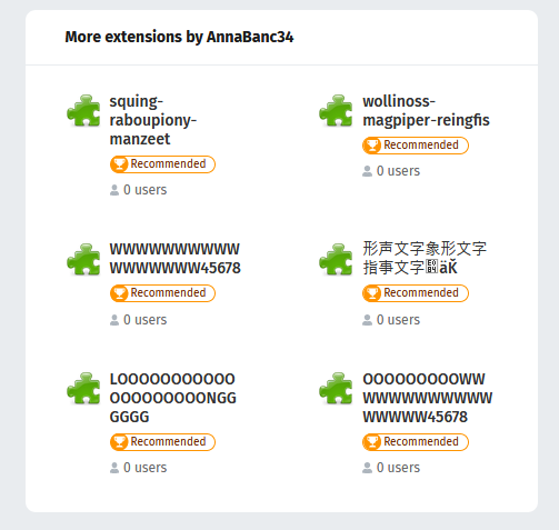Layout issues caused by add-ons named with longer unbroken strings ...