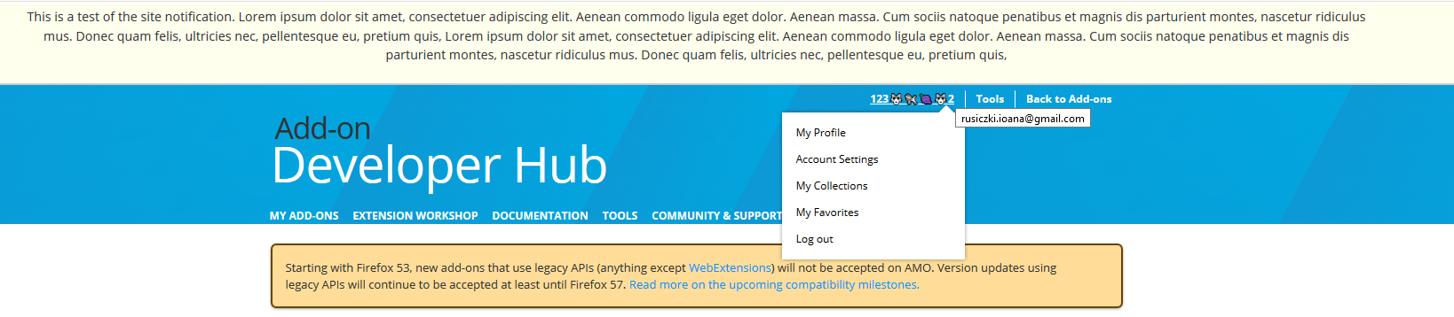 Ux Issue With Template Header When Sitenotice Or Readonly Enabled · Issue 12367 · Mozilla 