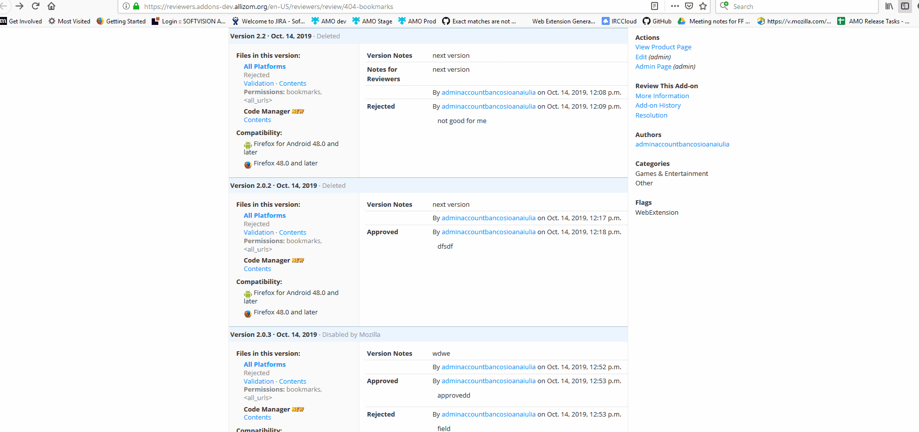 404 is shown for the comment API on deleted versions · Issue #7041 ...