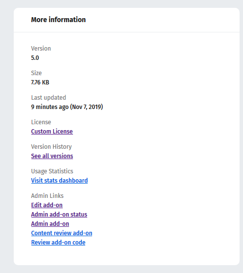 "Last Updated" section should use current version created date instead · Issue #13569 · mozilla ...