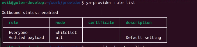 Improve the UI/UX of the ya-provider rule list · Issue #2557 · golemfactory/yagna · GitHub