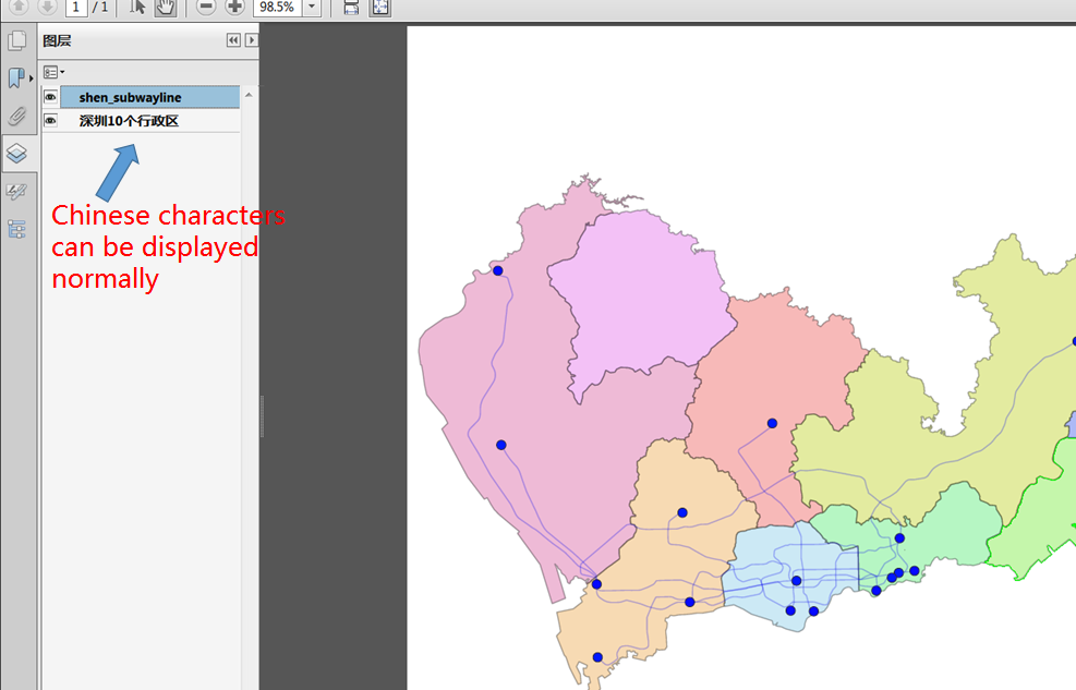 Chinese character layer name cannot be displayed normally in Geospatial ...