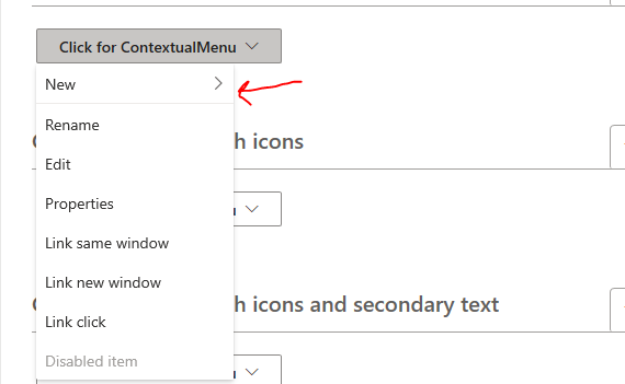 Contextual menu scroll bar is hiding right arrow · Issue #9034 · microsoft/fluentui · GitHub