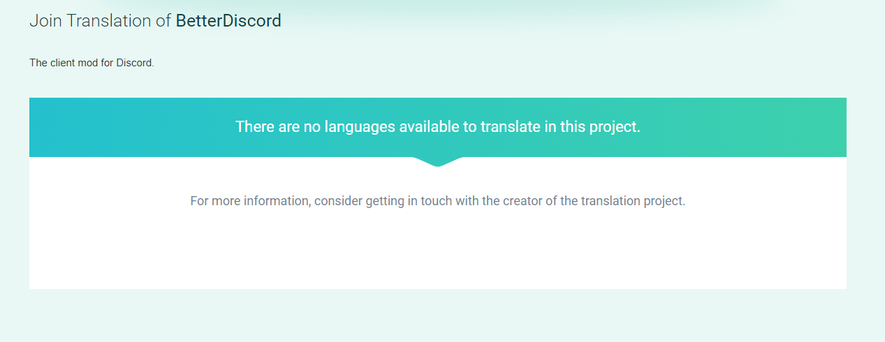 [Translation] Cannot contribute to the translations · Issue #1429 · BetterDiscord/BetterDiscord ...
